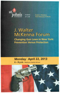 Changing Gun Laws In New York - St. John's University School of Law ...